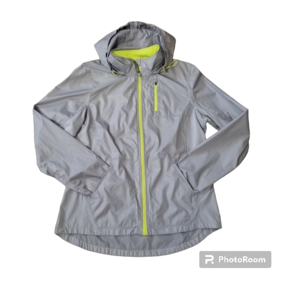 Danskin Now | Jackets & Coats | Danskin Now Gray Hooded Zip Front ...